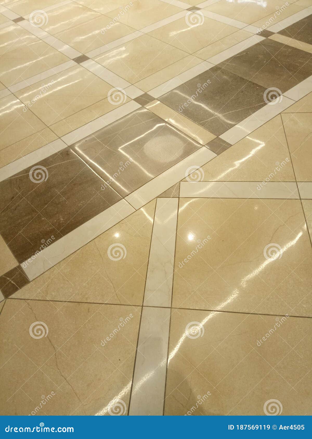 Reflection of Light on a Marble Floor Stock Image - Image of reflection ...