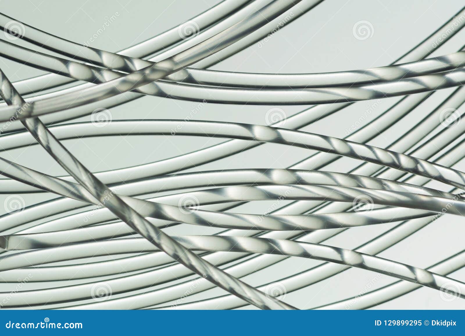 Reflection in Linear Plastic Stock Image - Image of isolated, gray ...