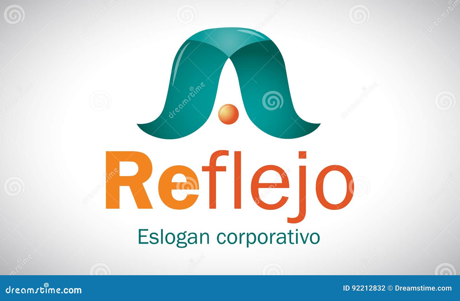 Reflection 2 - Logo stock vector. Illustration of vector - 92212832