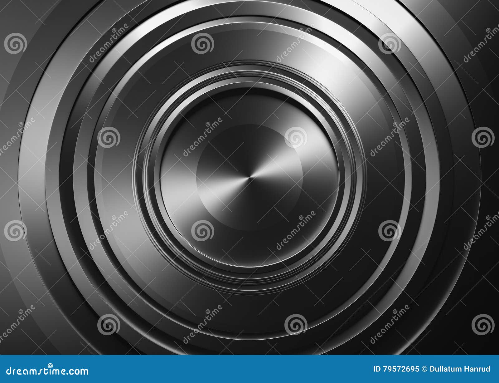 Reflection metal circle. stock illustration. Illustration of surface ...