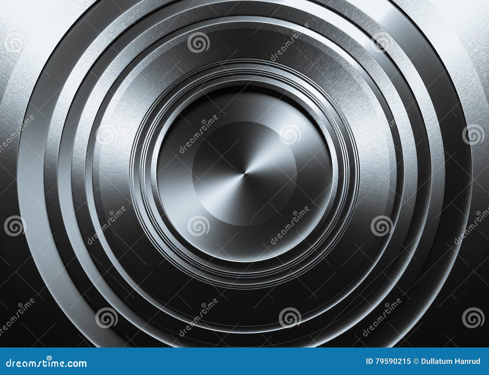 Reflection metal circle. stock illustration. Illustration of reflection ...