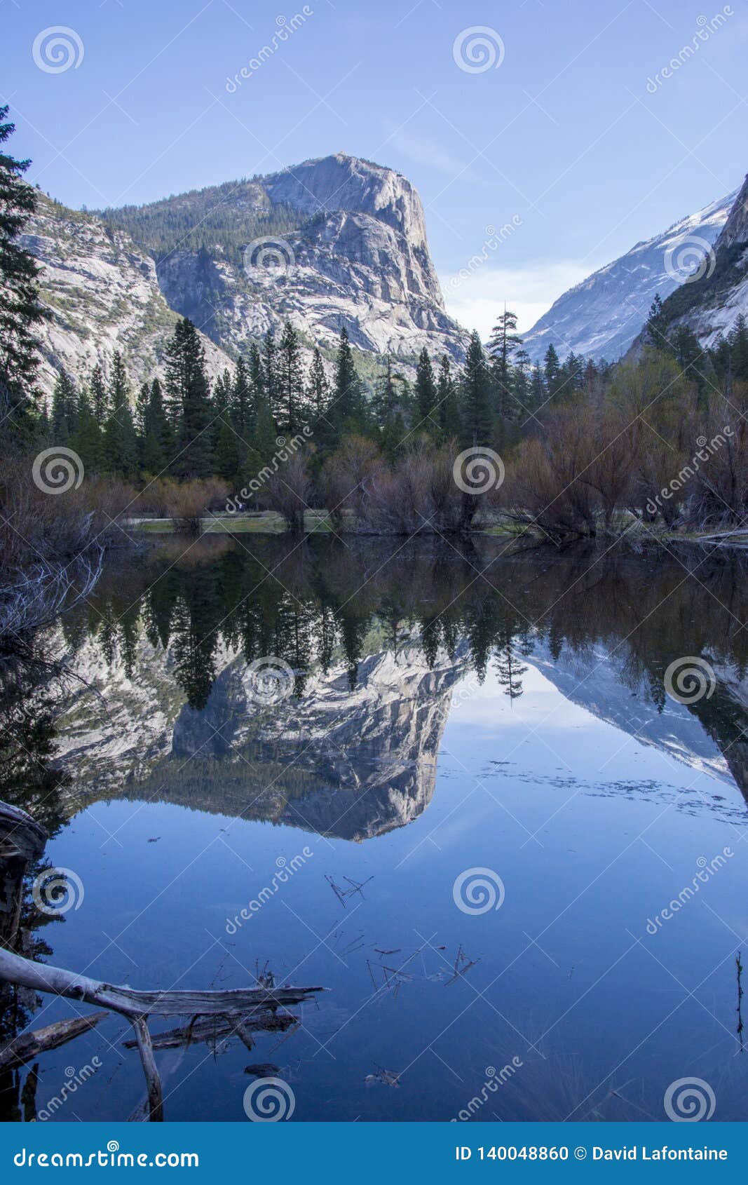 Reflection at Mirror Lake stock photo. Image of grass - 140048860