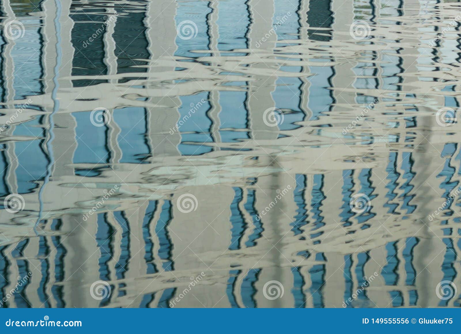 Reflection of a Modern Building on the Surface of the Water Stock Photo ...