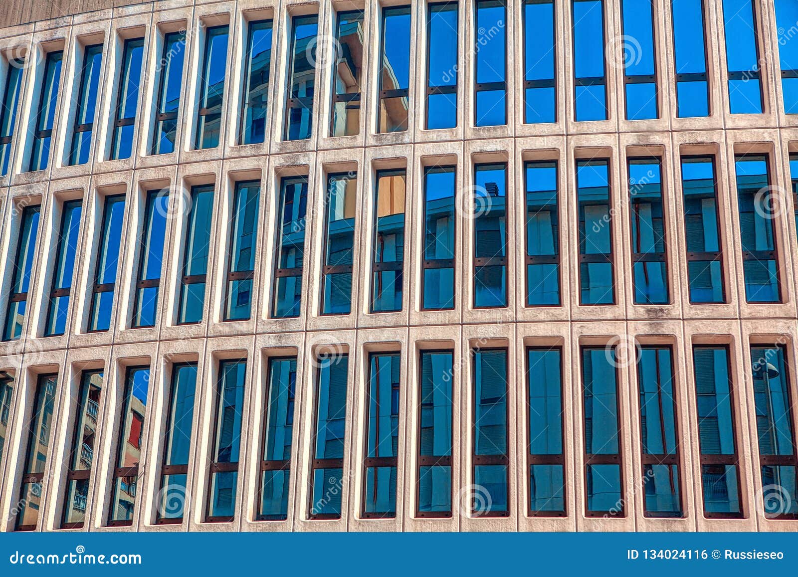 Narrow windows stock photo. Image of order, urban, reflection - 134024116