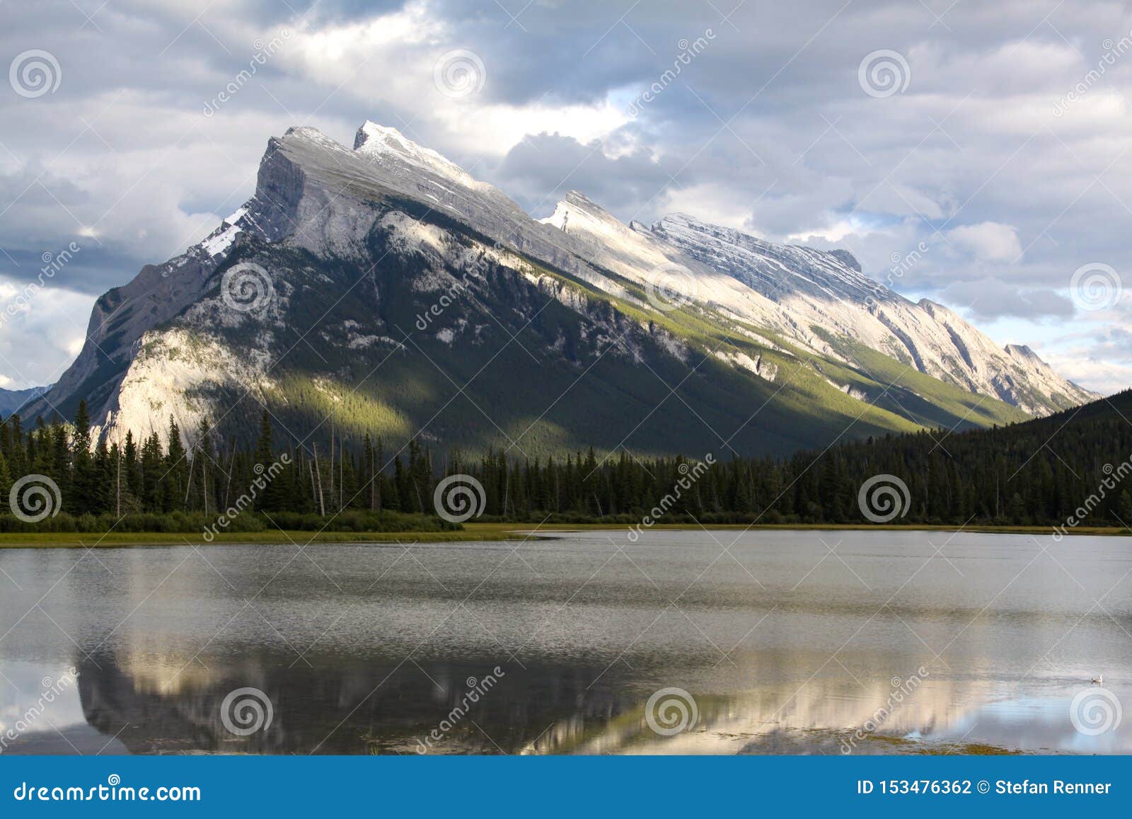 Reflection mountain stock photo. Image of edge, comb - 153476362