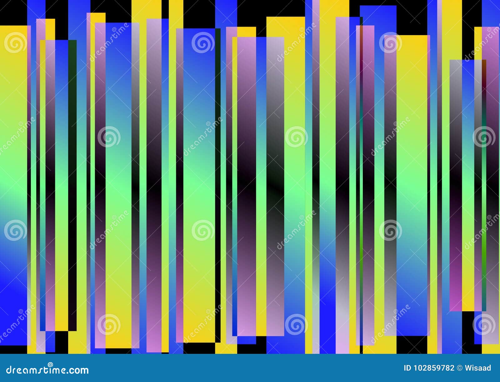 Reflection Multicolor Bar Abstract Background Stock Vector ...