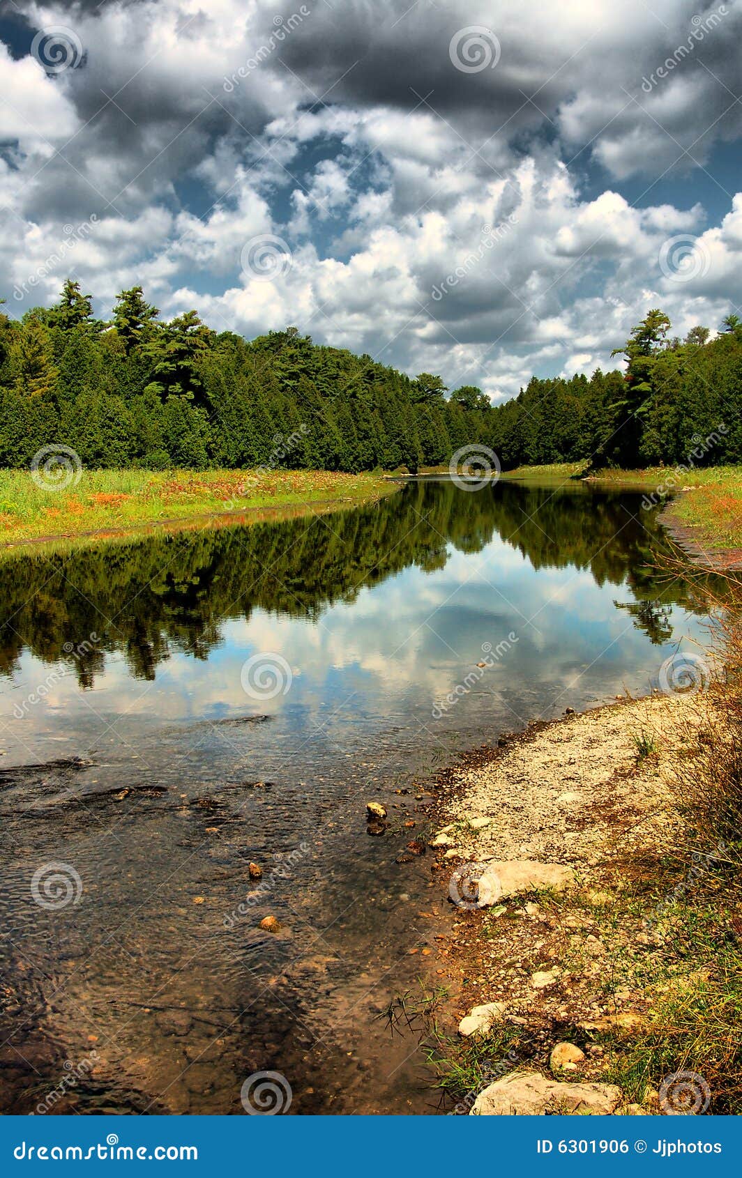 Reflection of Nature 2 (HDR) Stock Photo - Image of dynamic, forest ...