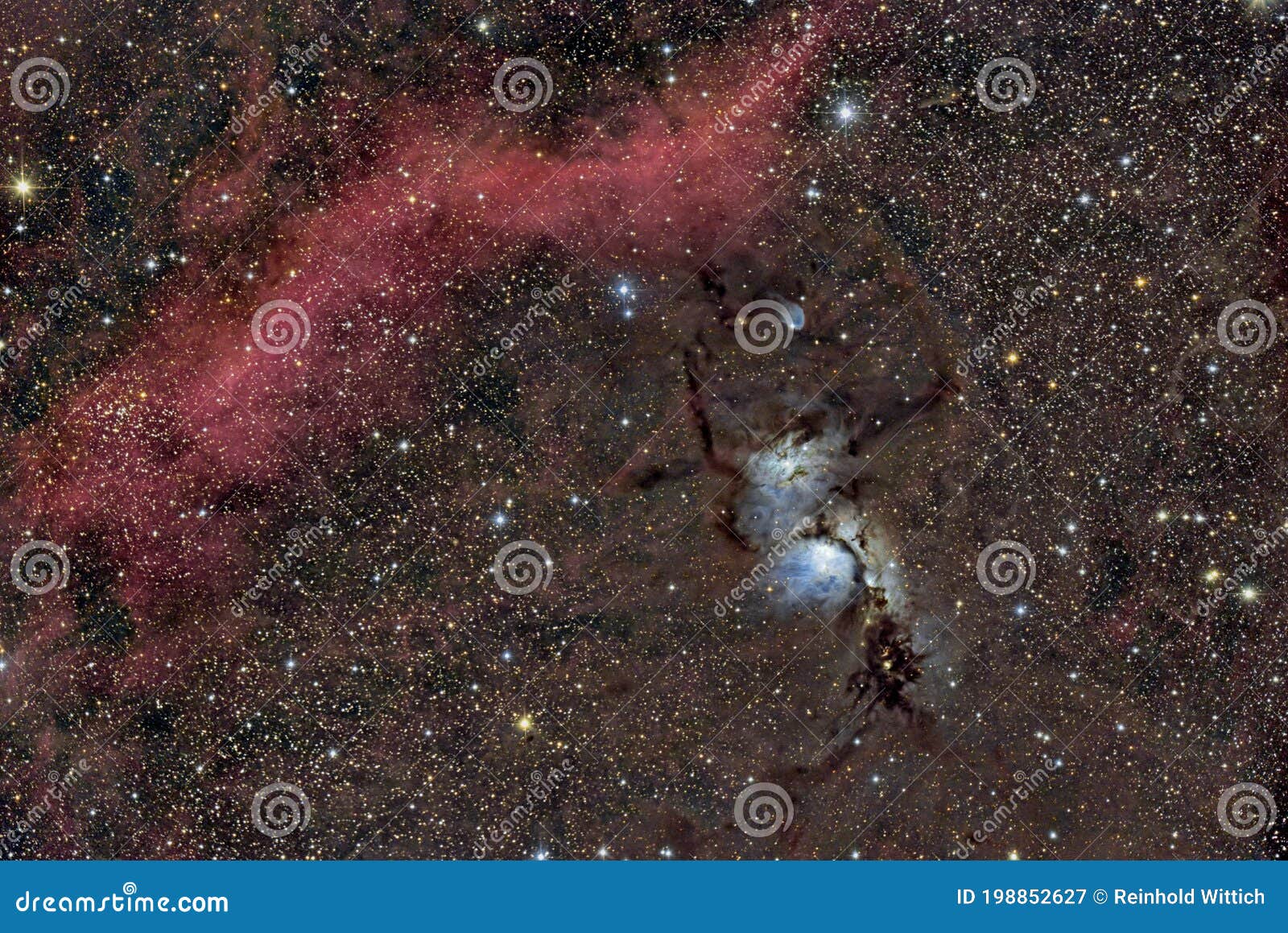 Reflection Nebula M78 stock image. Image of nebula, moon - 198852627