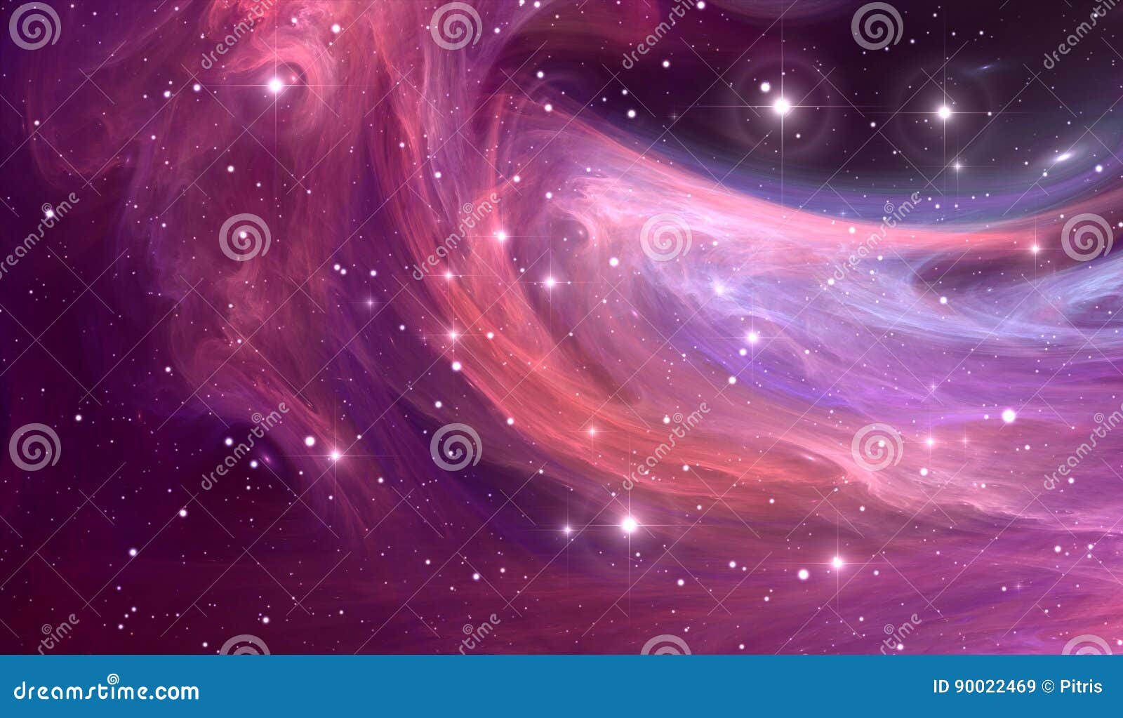 Reflection Nebula the Site of Star Formation, Nebula Radiates by ...