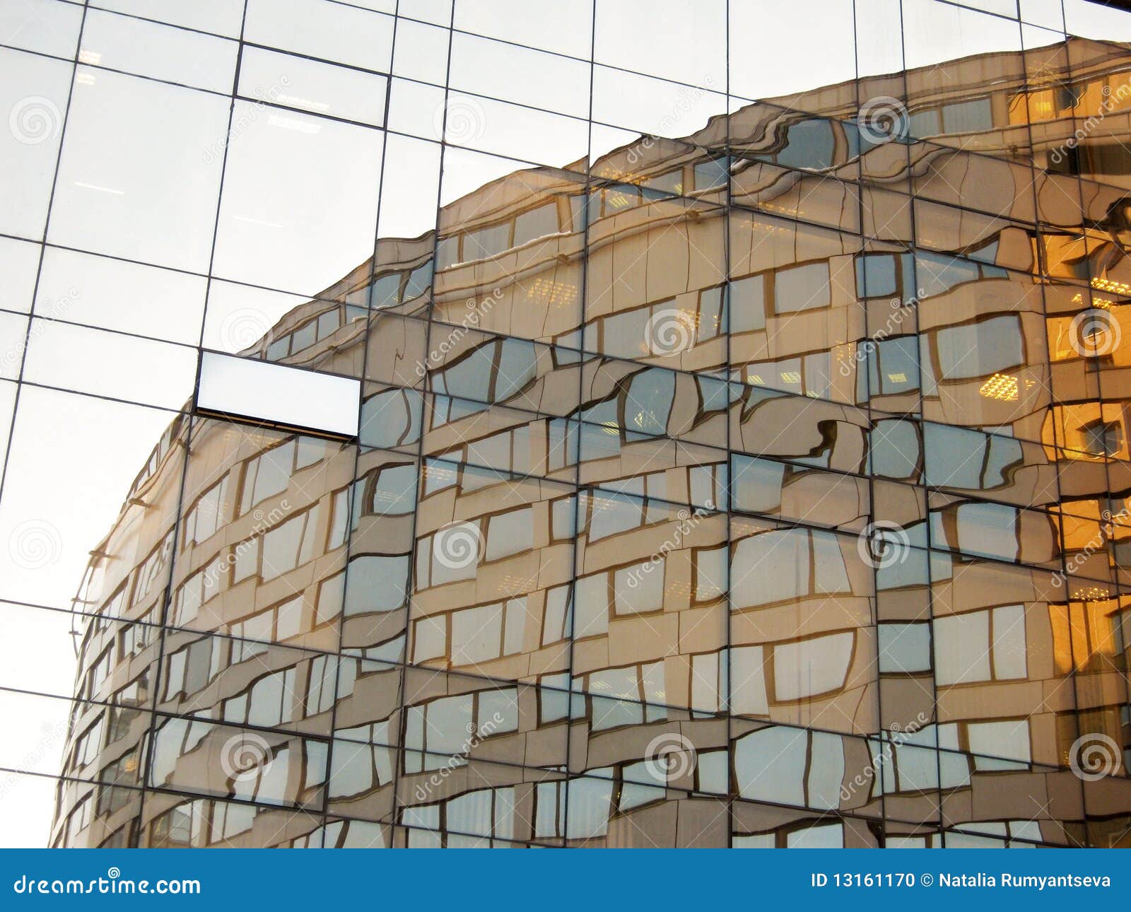 Reflection of the Office Building Stock Photo - Image of building ...