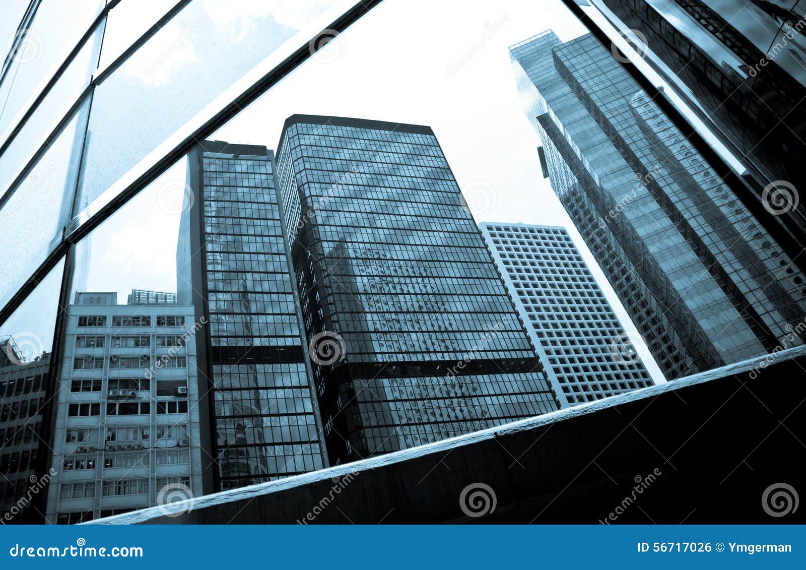 Reflection of Office Buildings Stock Photo - Image of architecture ...