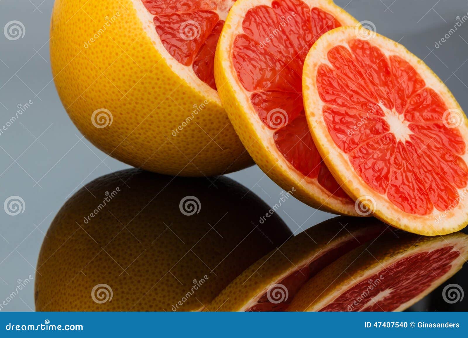 Reflection of an orange stock photo. Image of decrease - 47407540