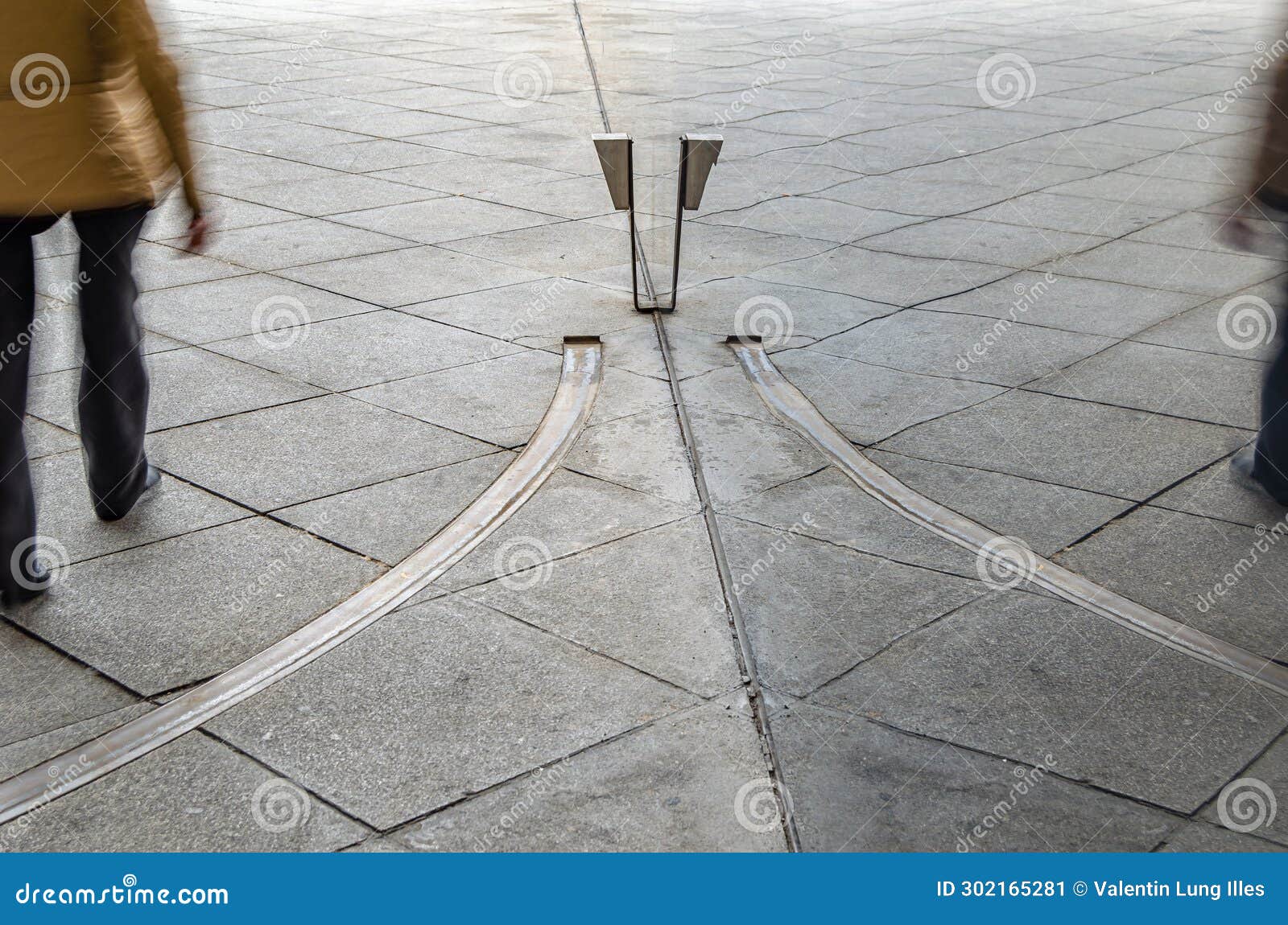 Reflection of the Pavement in a Glass Wall Stock Image - Image of ...