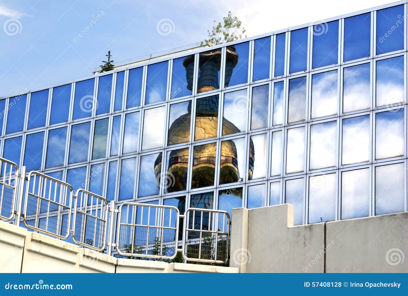 Reflection Pipe Shpitelau Incinerator in Vienna Editorial Stock Photo ...