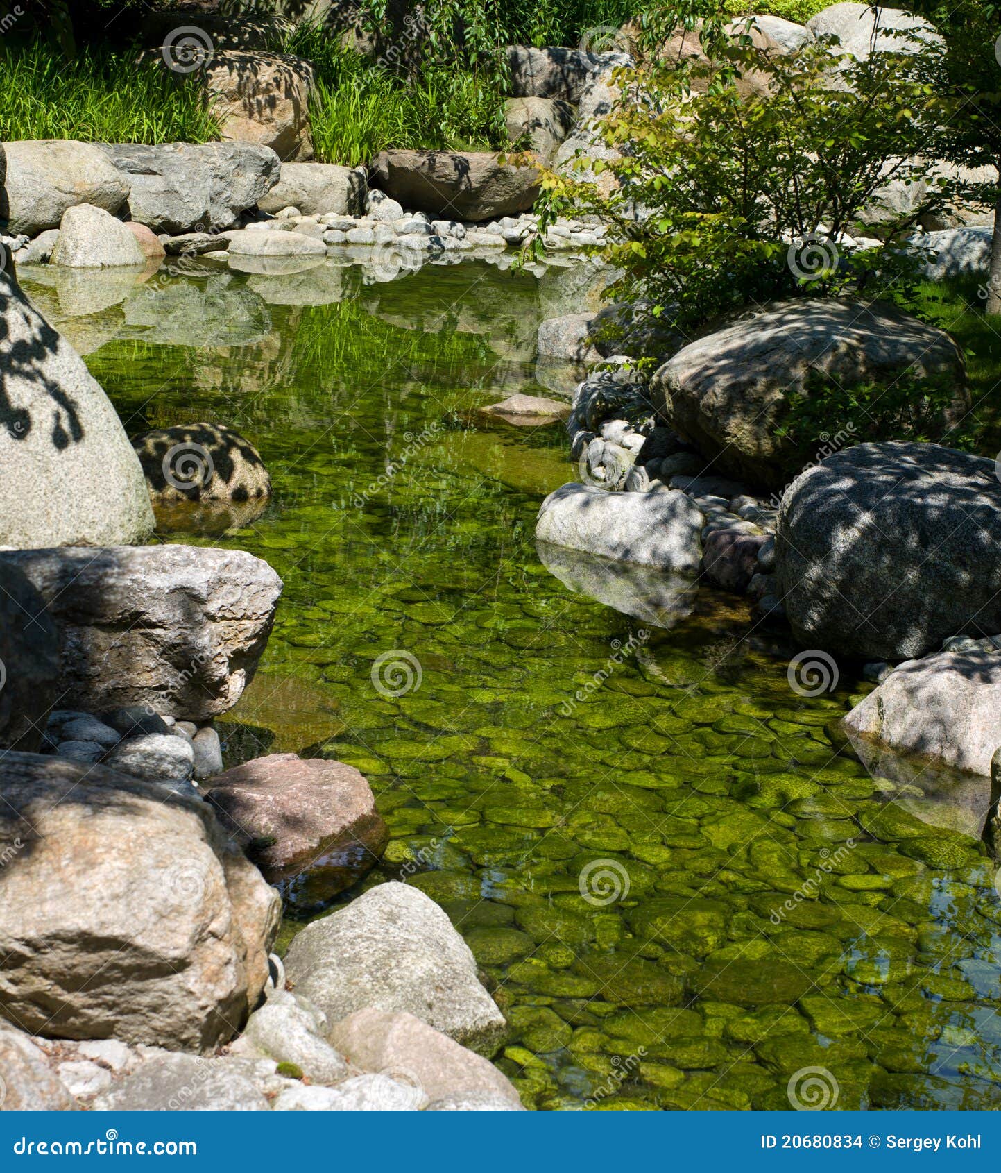 Reflection in a river stock photo. Image of reflections - 20680834