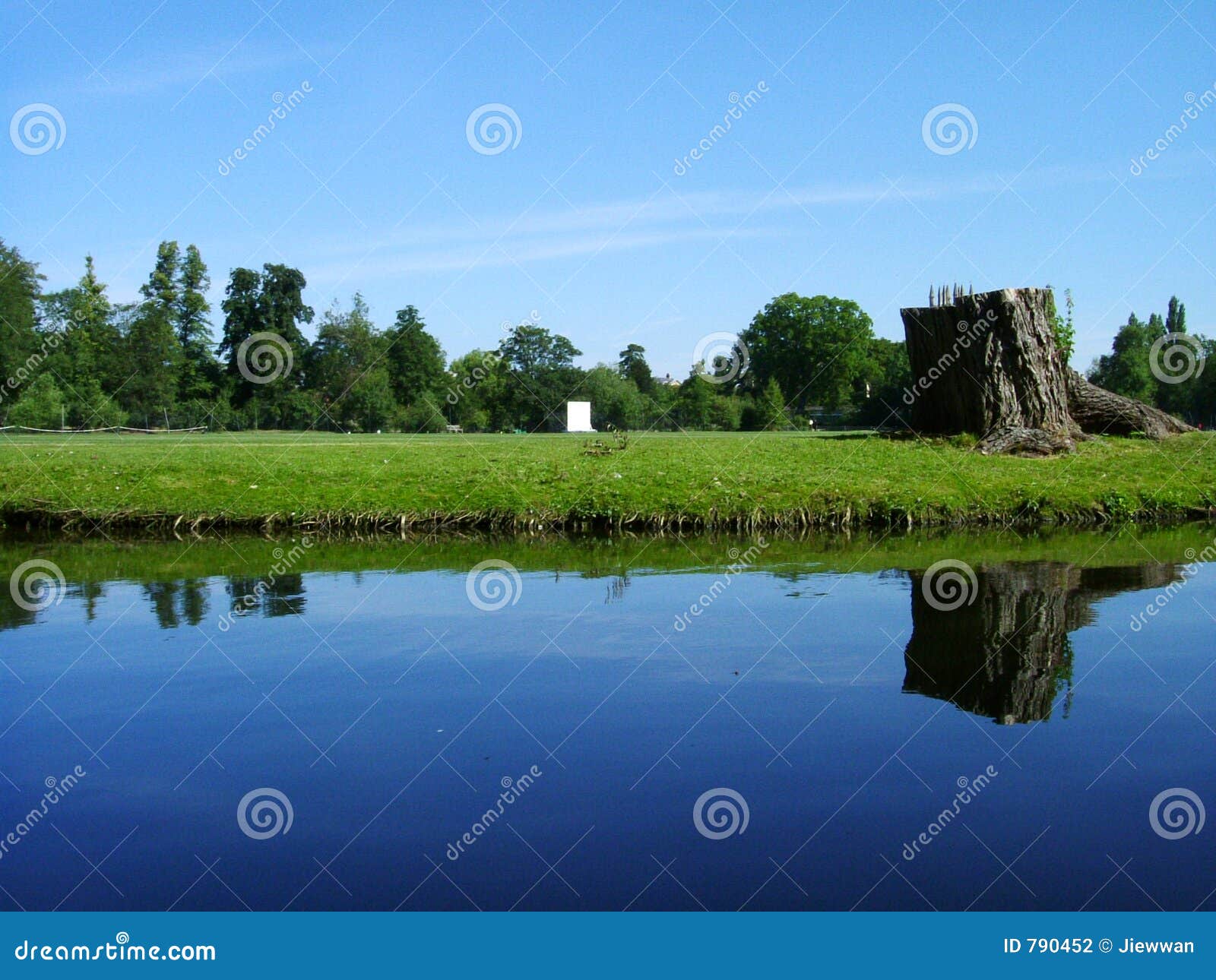 Reflection on river stock photo. Image of nature, green - 790452