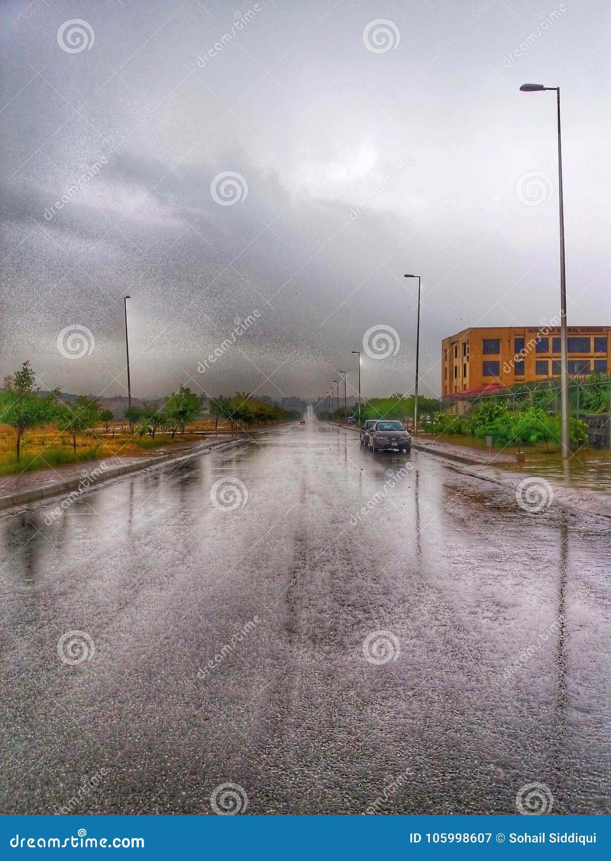 Road stock image. Image of reflection, rainy, captured - 105998607