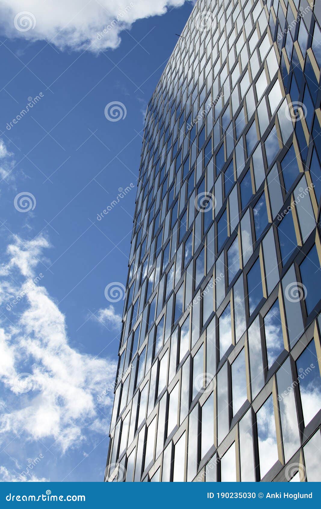 Reflection of the Sky in High Rise Building Stock Photo - Image of ...