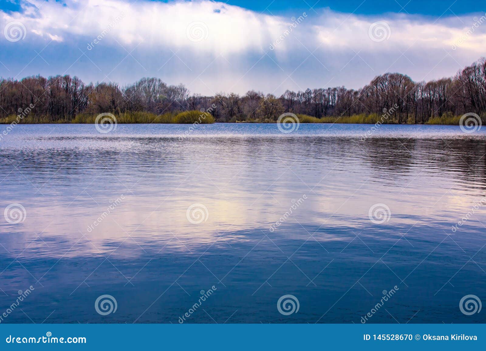 Sky reflection in water stock photo. Image of dawn, daylight - 145528670