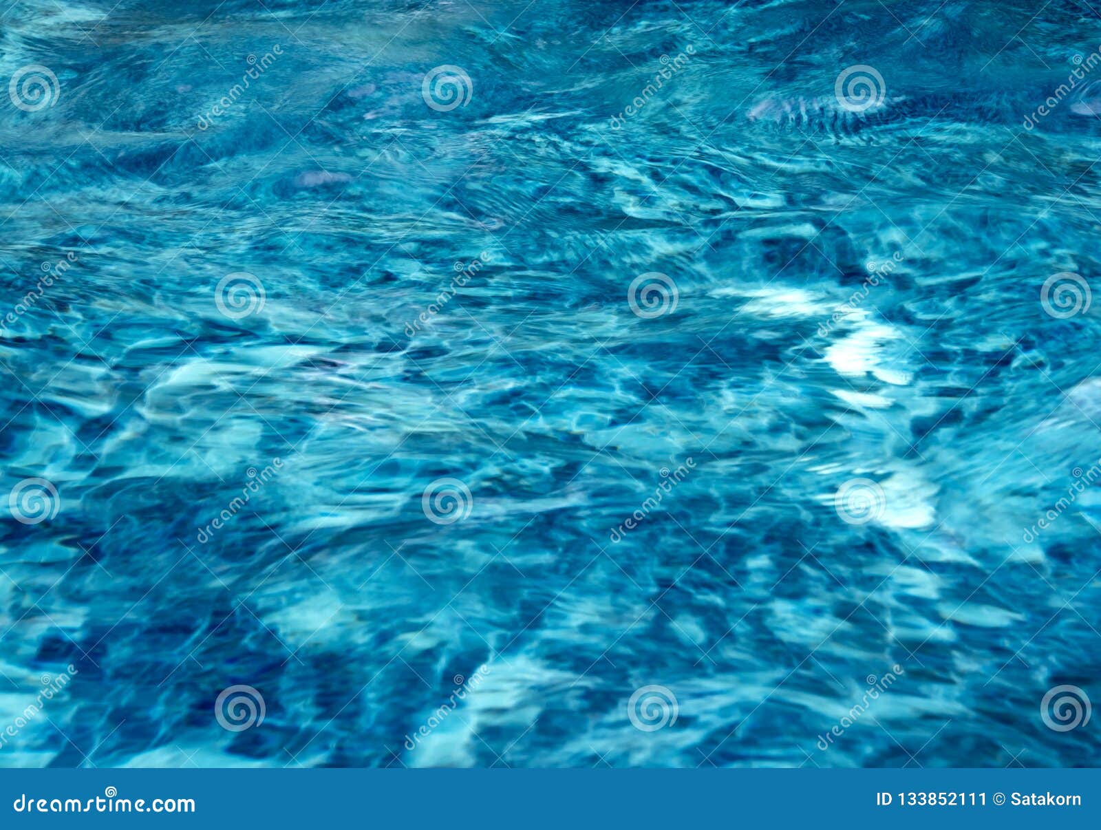 Reflection Of Sky On The Moving Water Surface Stock Image ...