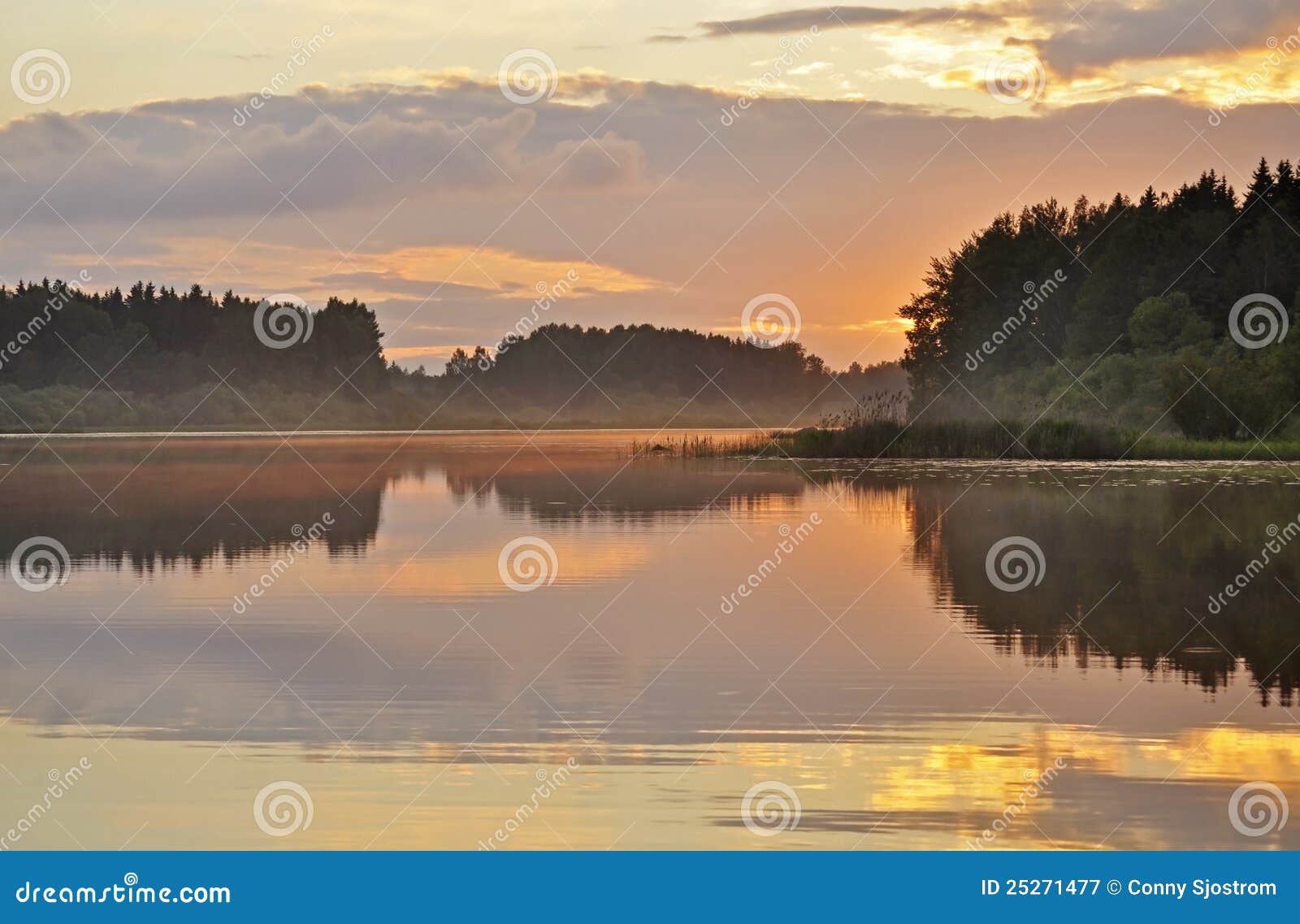 Reflection on still lake stock image. Image of cloudy - 25271477