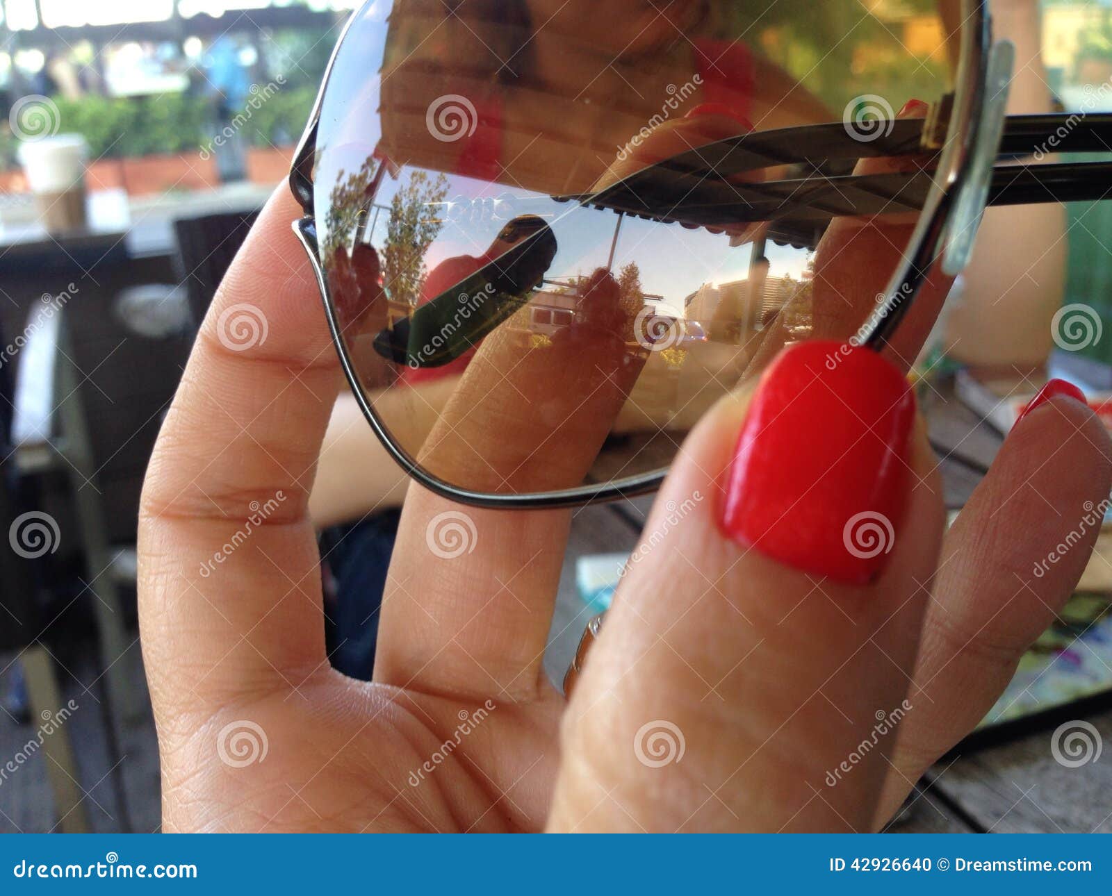 Reflection stock photo. Image of reflection, glasses - 42926640
