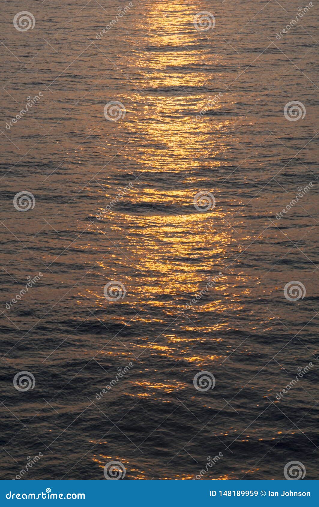 Reflection of the Sun at Sunset Stock Image - Image of sunset ...