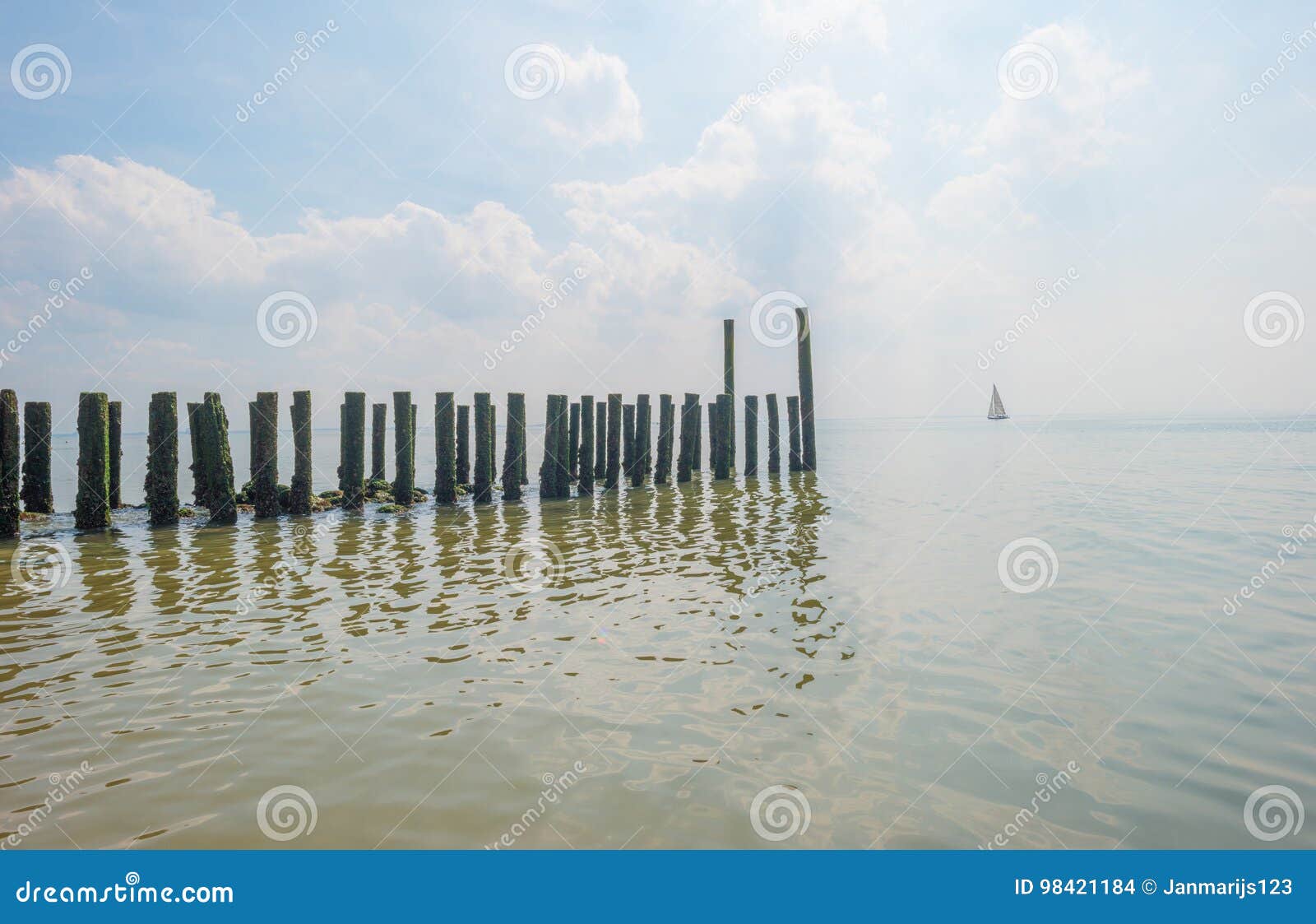Reflection of Sunlight on the Surface of the Sea Stock Photo - Image of ...