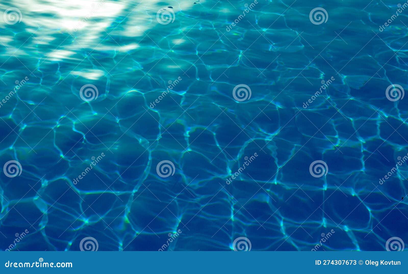 The Reflection of the Suns Rays in the Water in the Pool with Sea Water ...