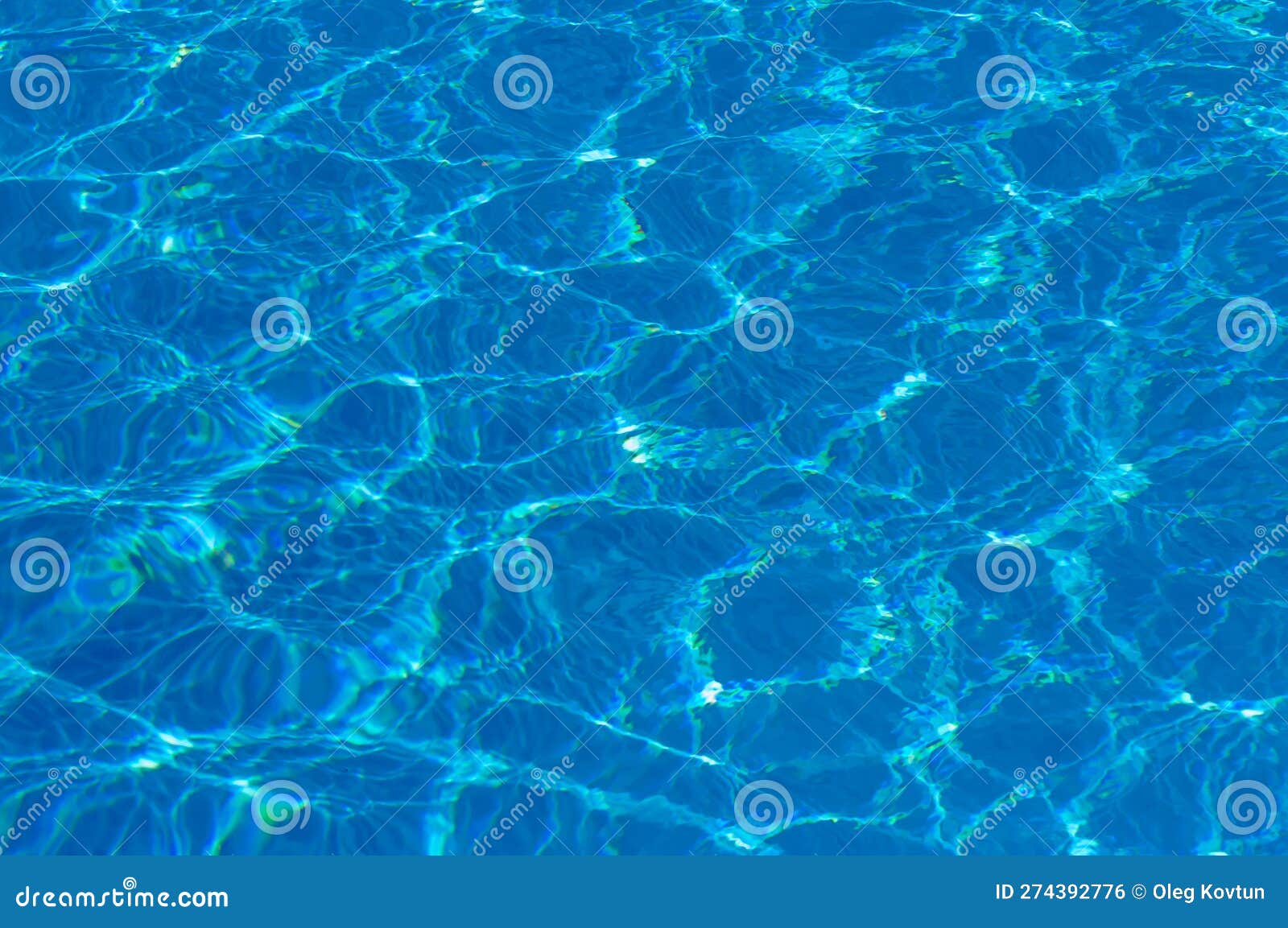 The Reflection of the Suns Rays in the Water in the Pool with Sea Water ...