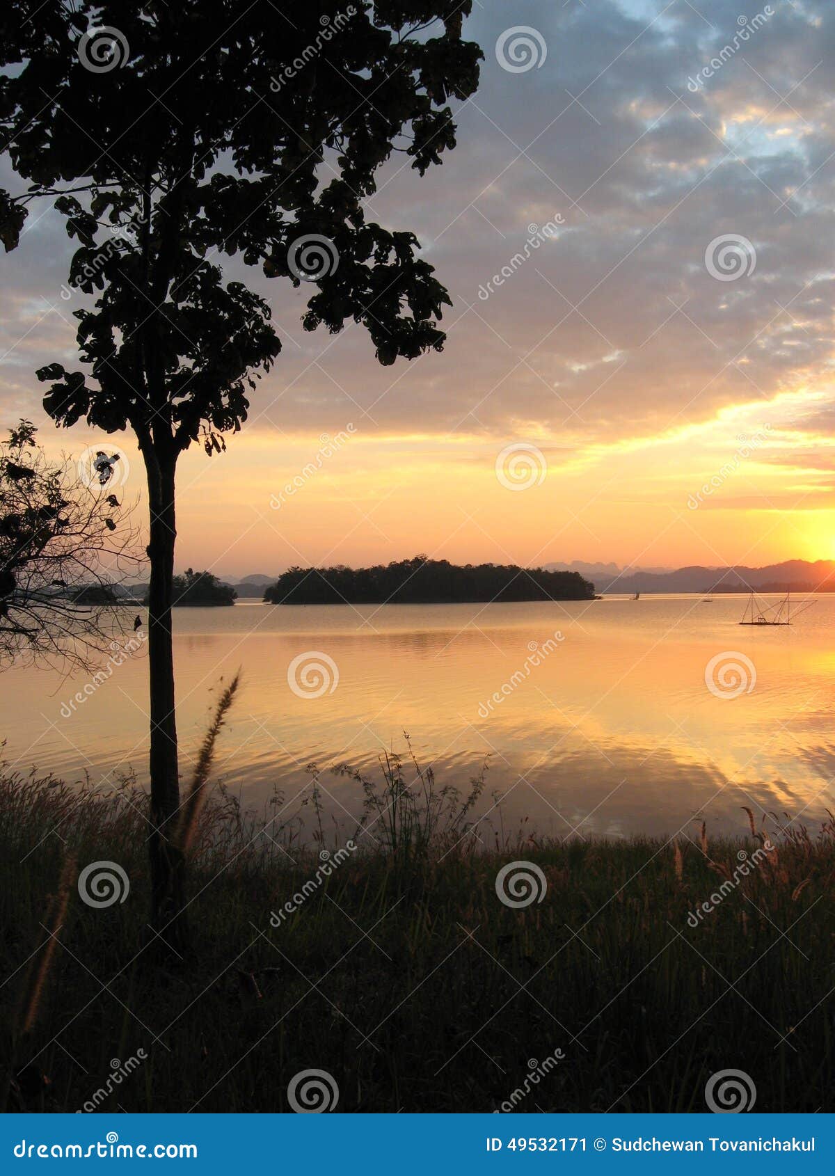 Reflection sunset sky stock image. Image of swamp, reflected - 49532171