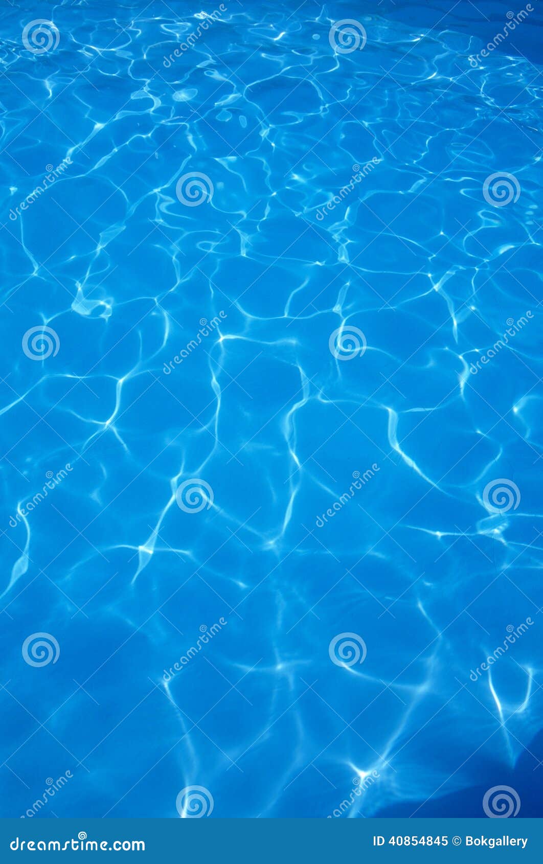 Reflection of Swimming Pool Water Stock Image - Image of blue, water ...