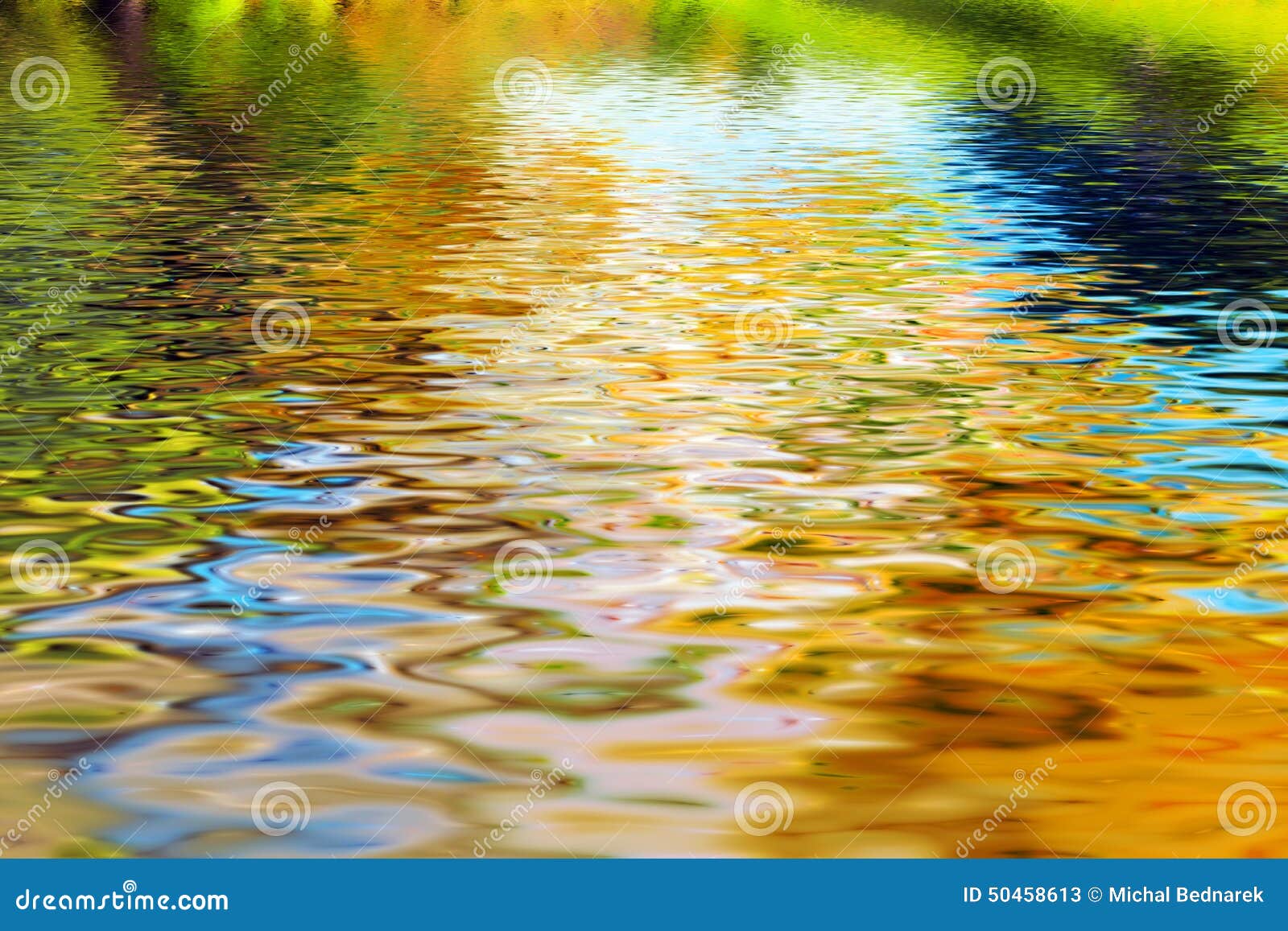 Reflection of Trees in Clean Water Waves Stock Image - Image of clean ...