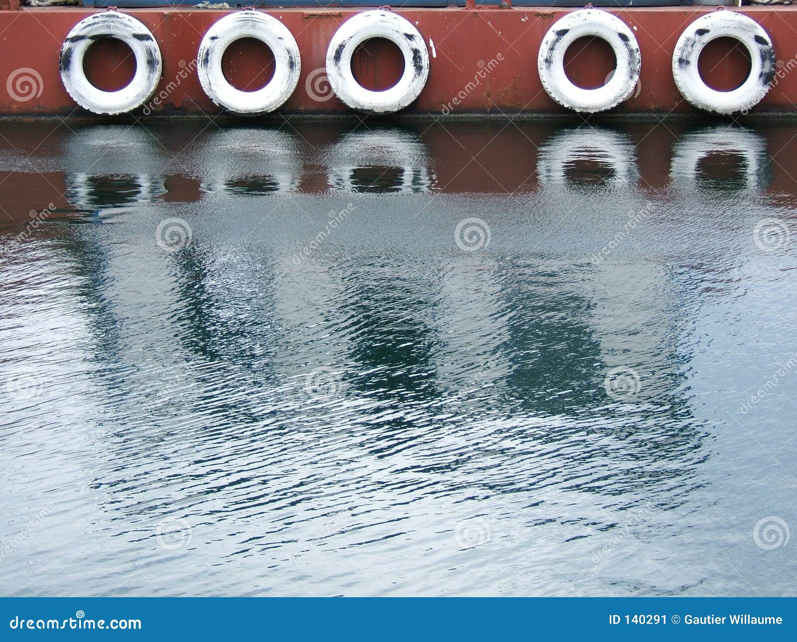 Reflection in water stock image. Image of reflect, objects - 140291