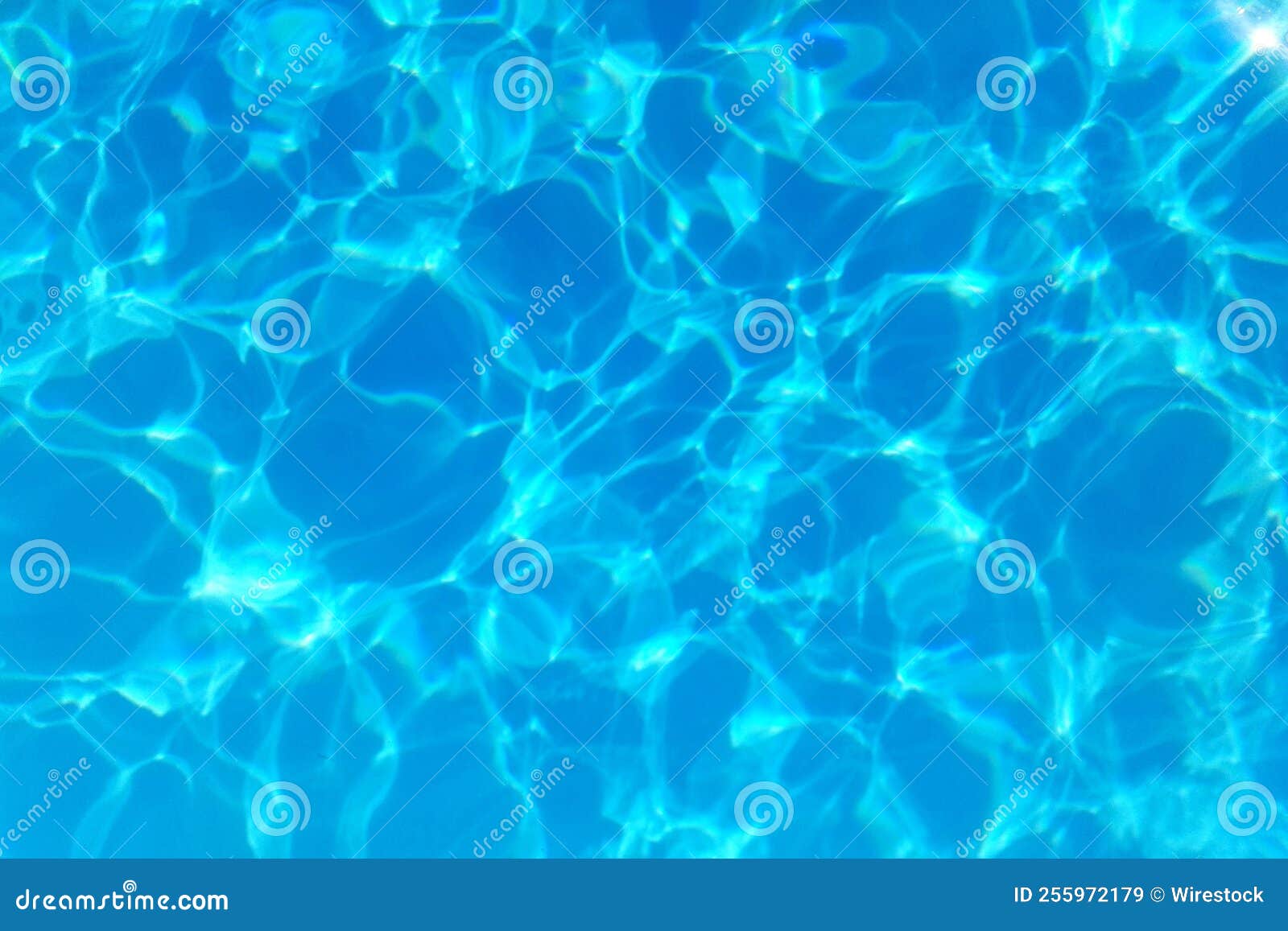 Reflection of Water at the Bottom of the Pool Stock Image - Image of ...