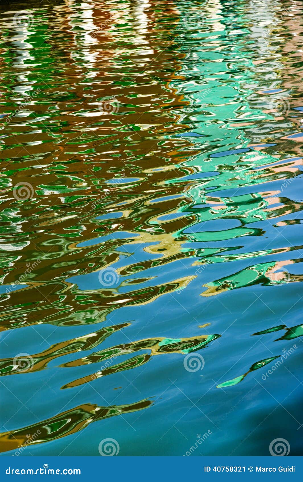 Reflection in water stock image. Image of blue, color - 40758321