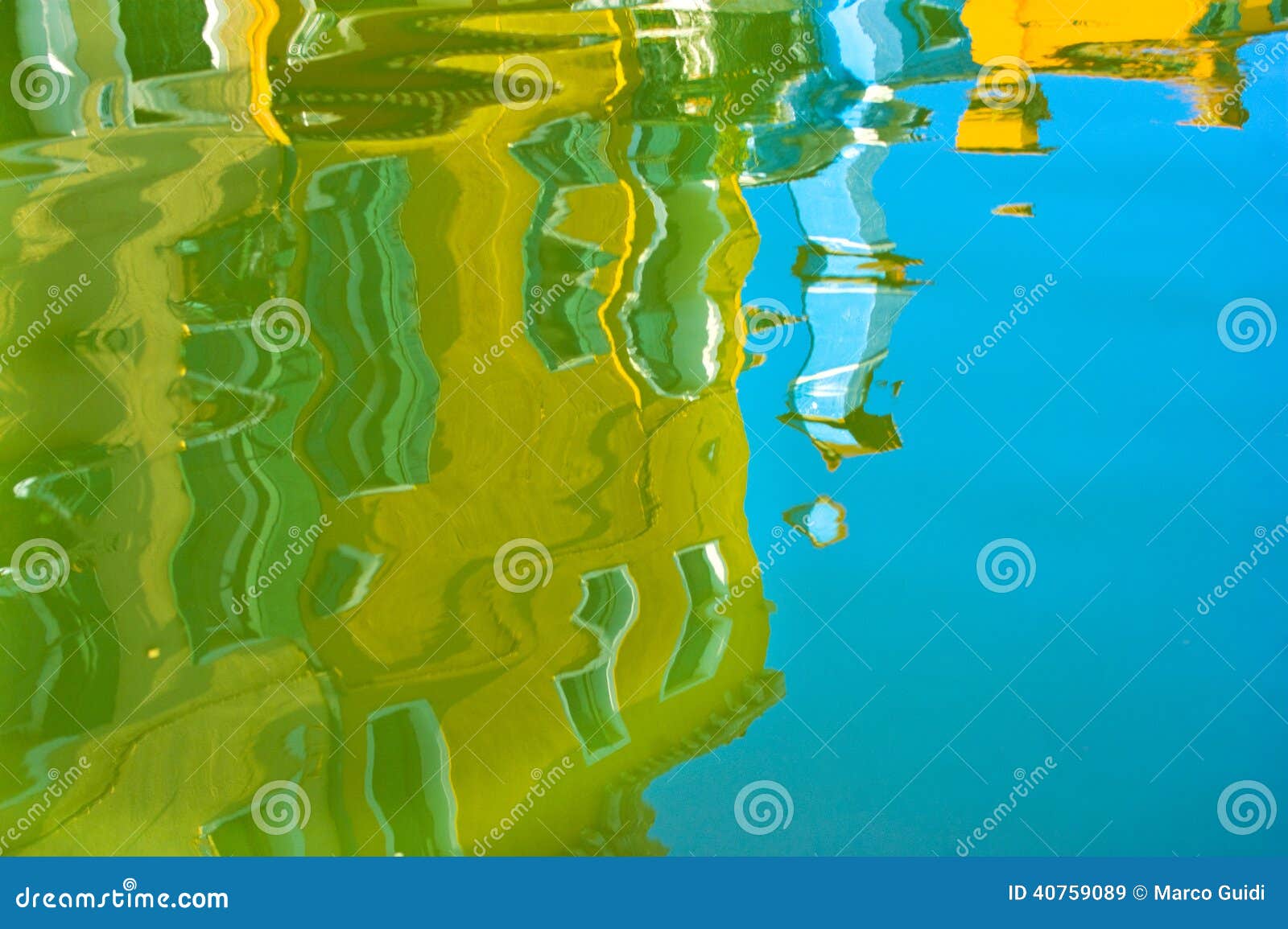 Reflection in water stock image. Image of effect, light - 40759089