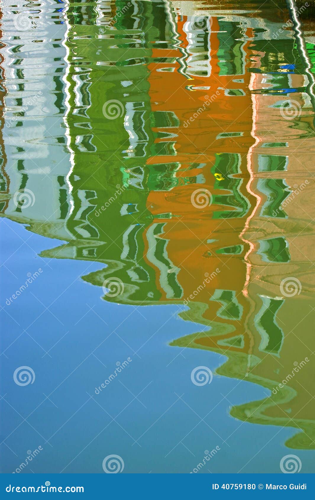Reflection in water stock photo. Image of motion, reflection - 40759180