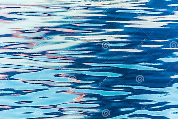 Reflection in Water Ripples Stock Image - Image of flowing, closeup ...