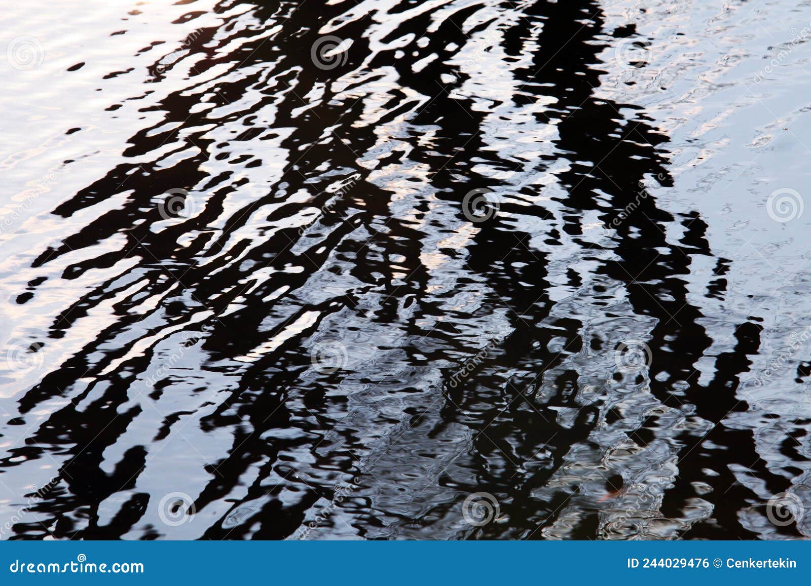 Reflection on Water Surface Stock Photo - Image of outdoor, coast ...