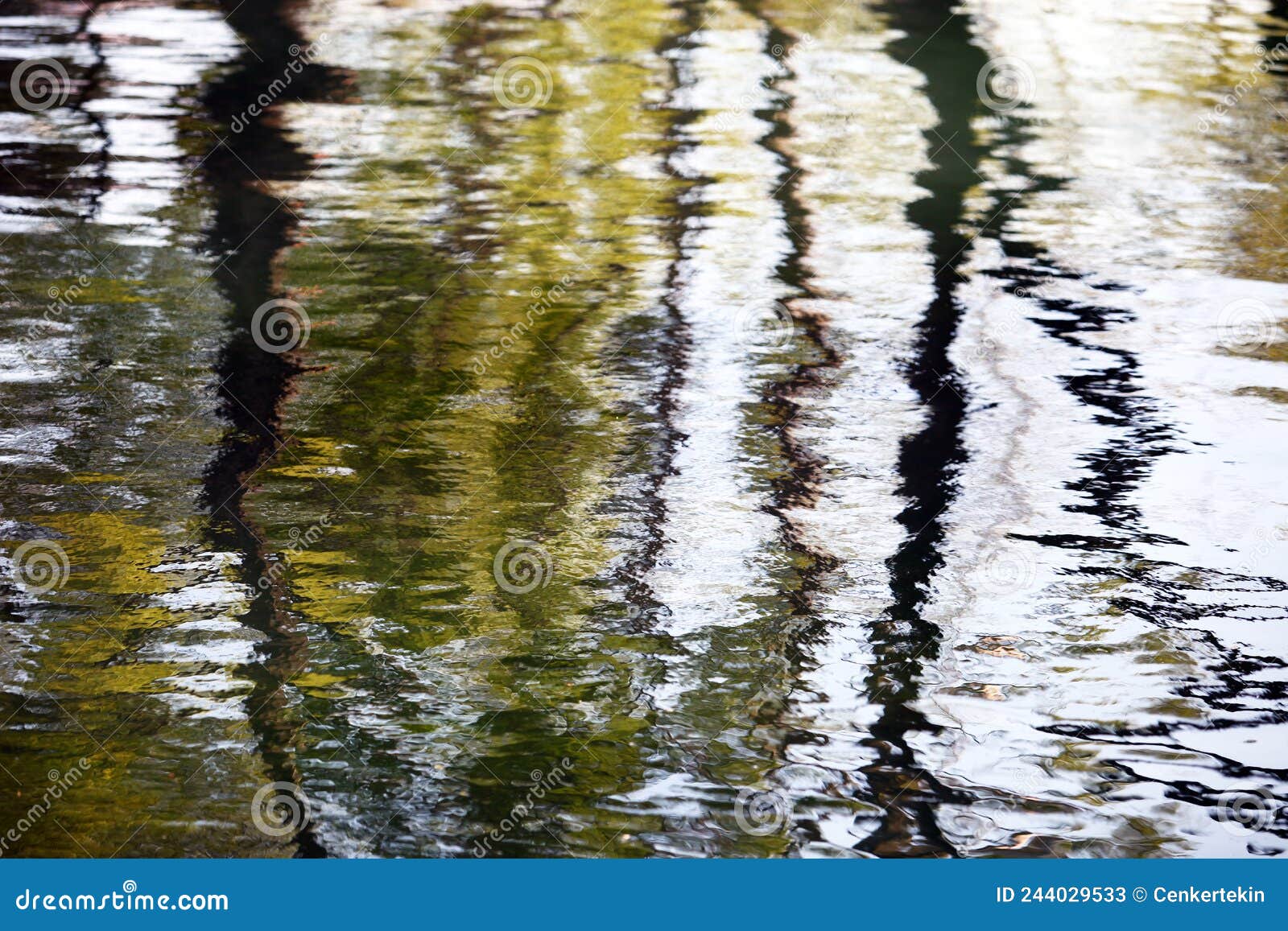 Reflection on Water Surface Stock Image - Image of misty, liquid: 244029533