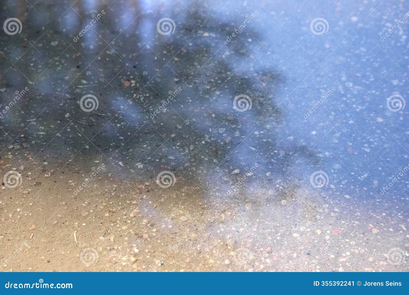 .the Reflection of the Water Surface, in Which a Fragment of the ...