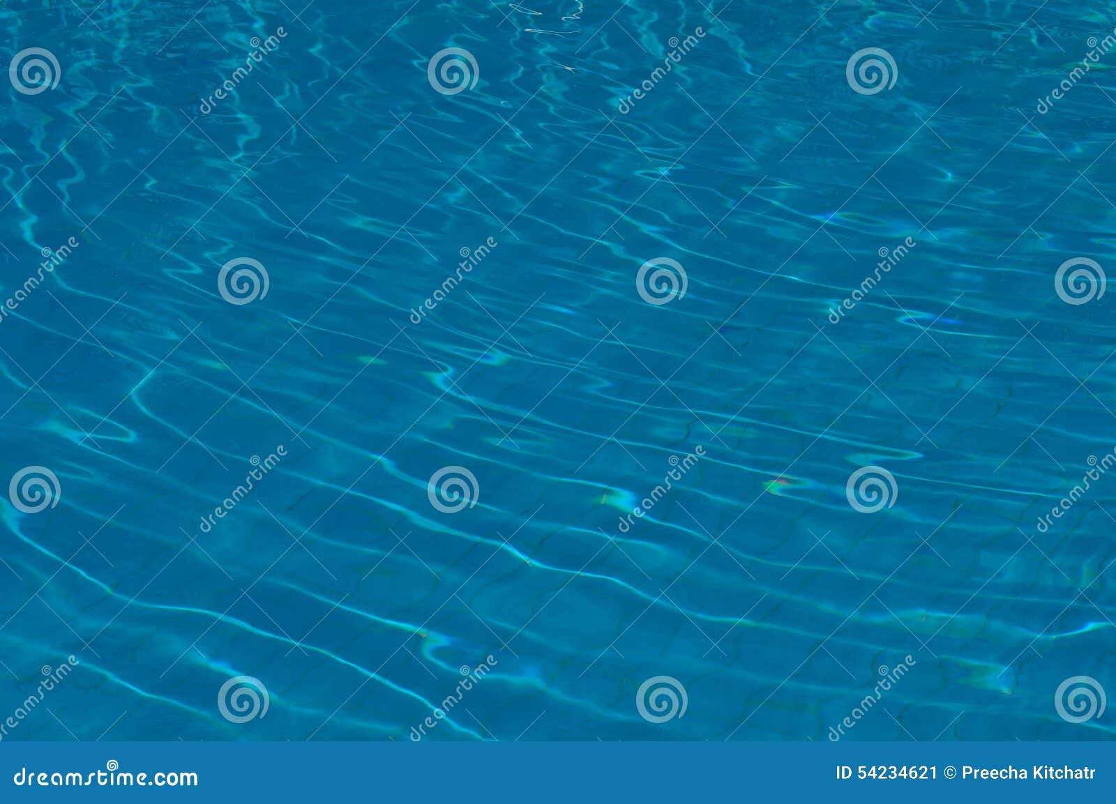 Reflection of Wave of Water in the Pool Stock Image - Image of reflect ...