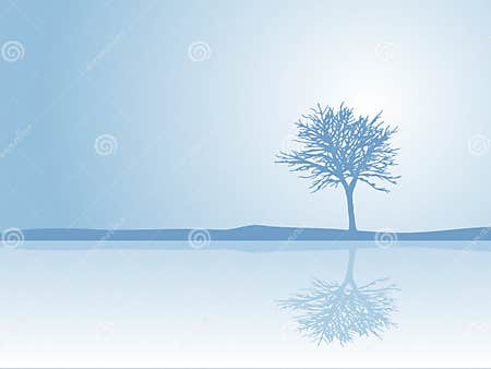 Reflections stock vector. Illustration of blue, landscape - 346917