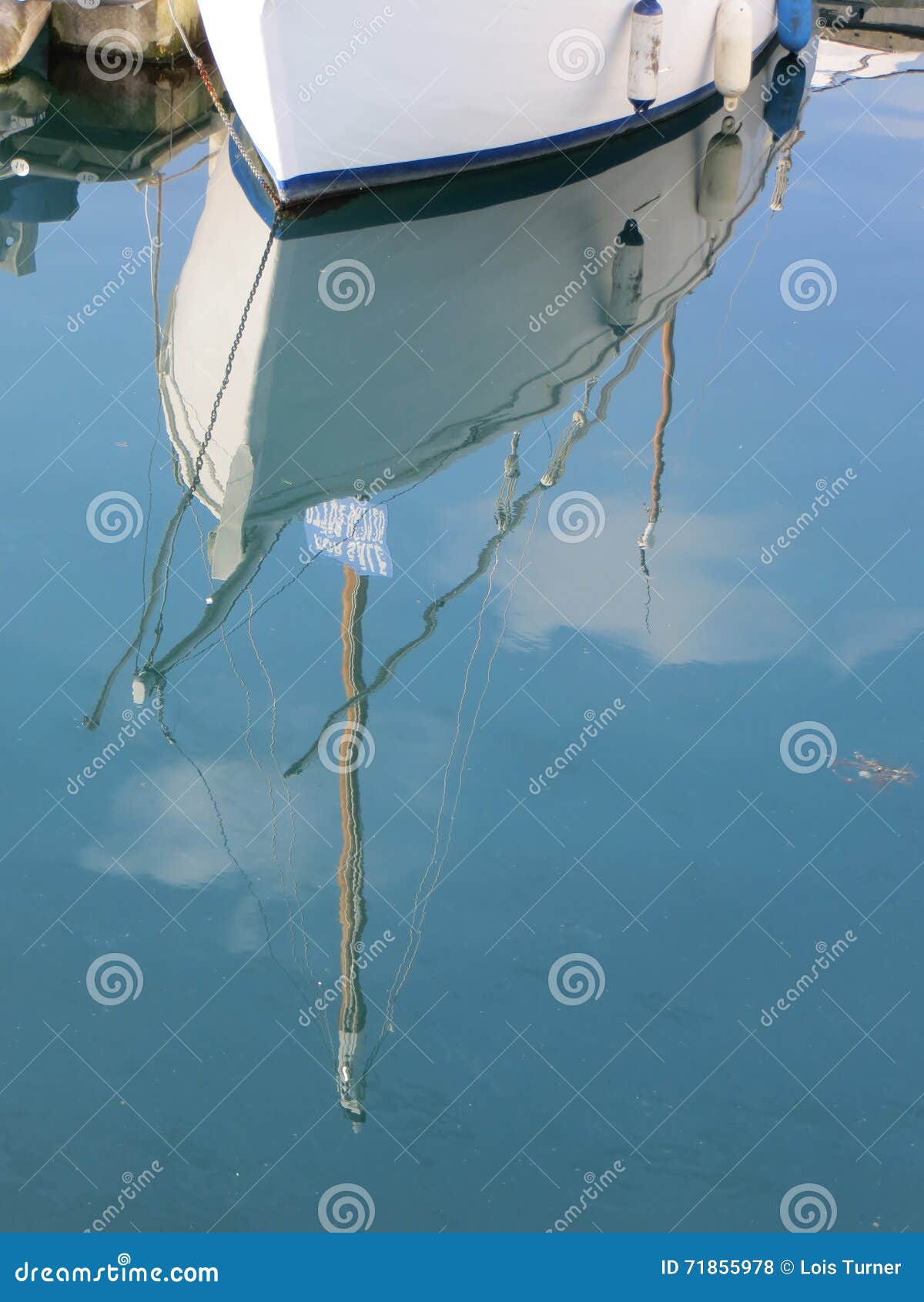 Reflections of a Boat stock photo. Image of reflections - 71855978