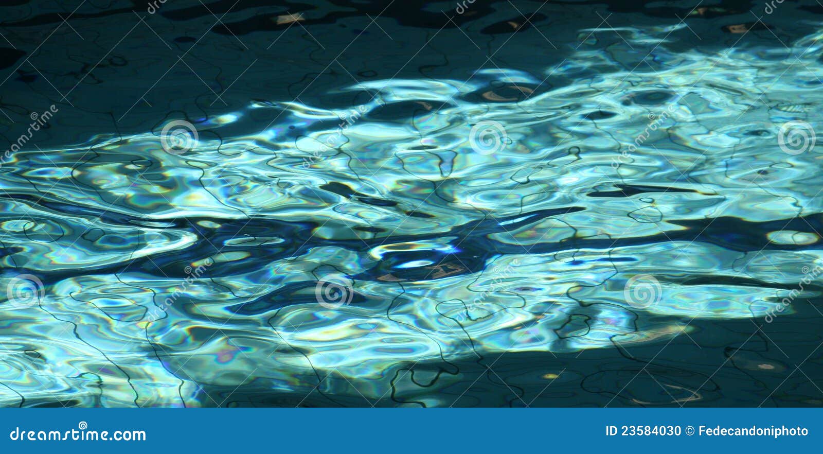Reflections in Bright Blue Water Stock Photo - Image of strokes, sport ...