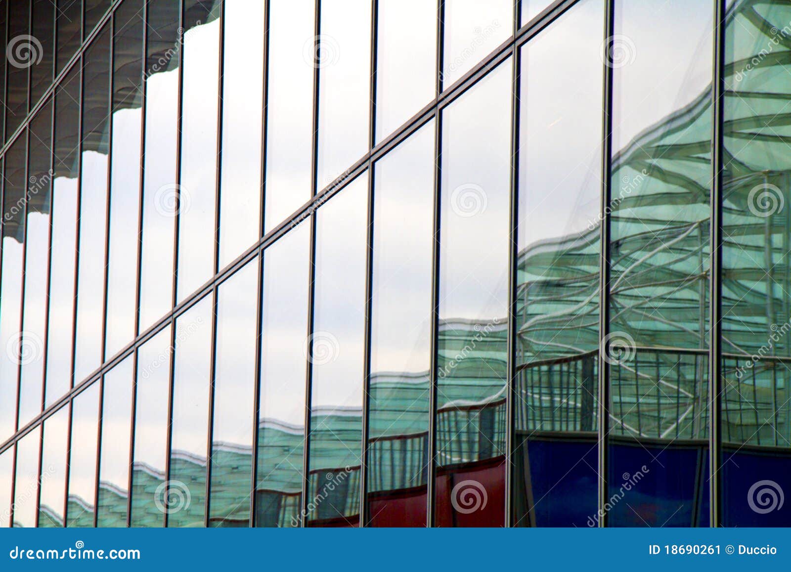 Reflections on the Building Stock Image - Image of urban, glass: 18690261