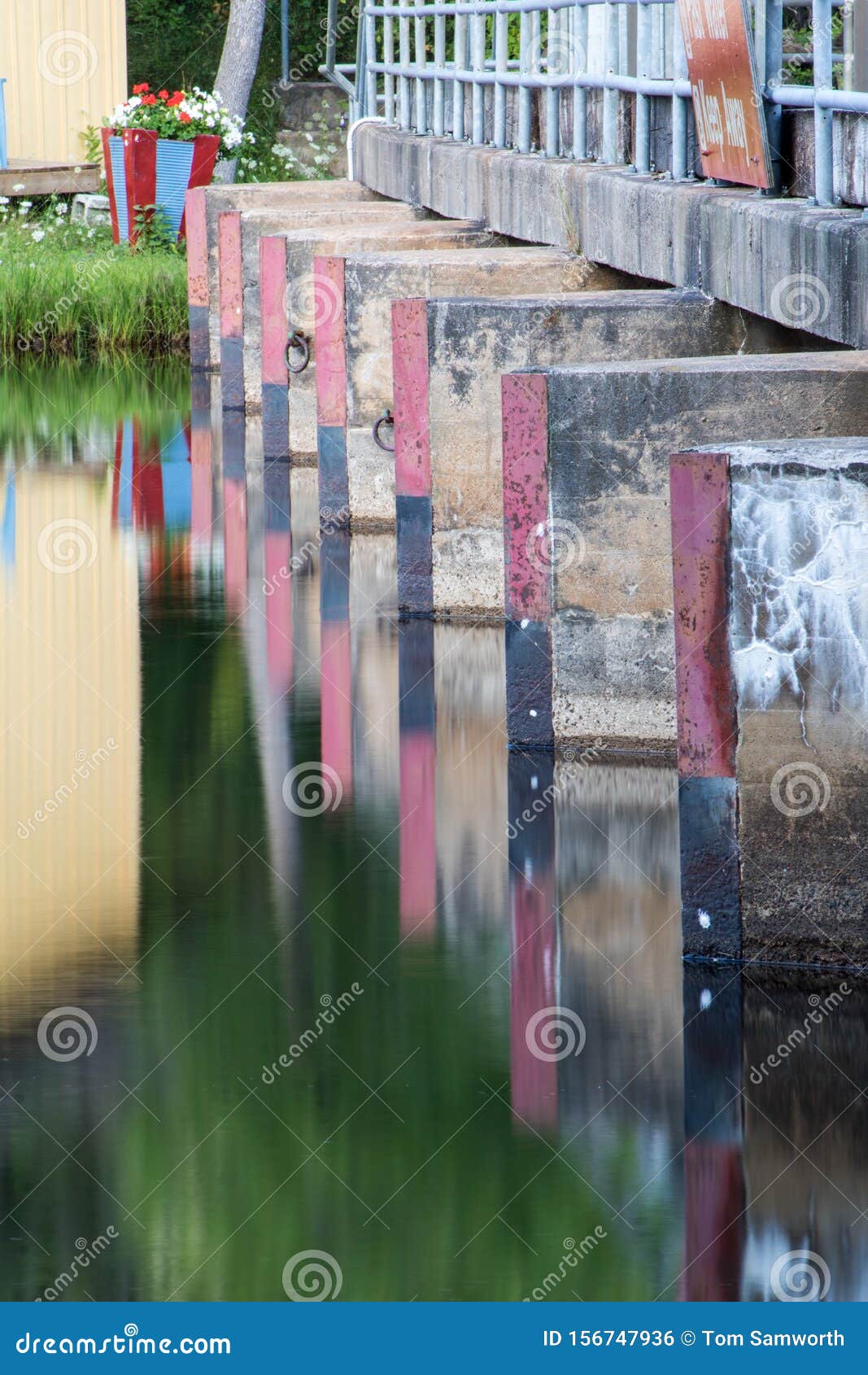 Reflections on the Burnt River in Kinmount, Ontario Stock Photo - Image ...