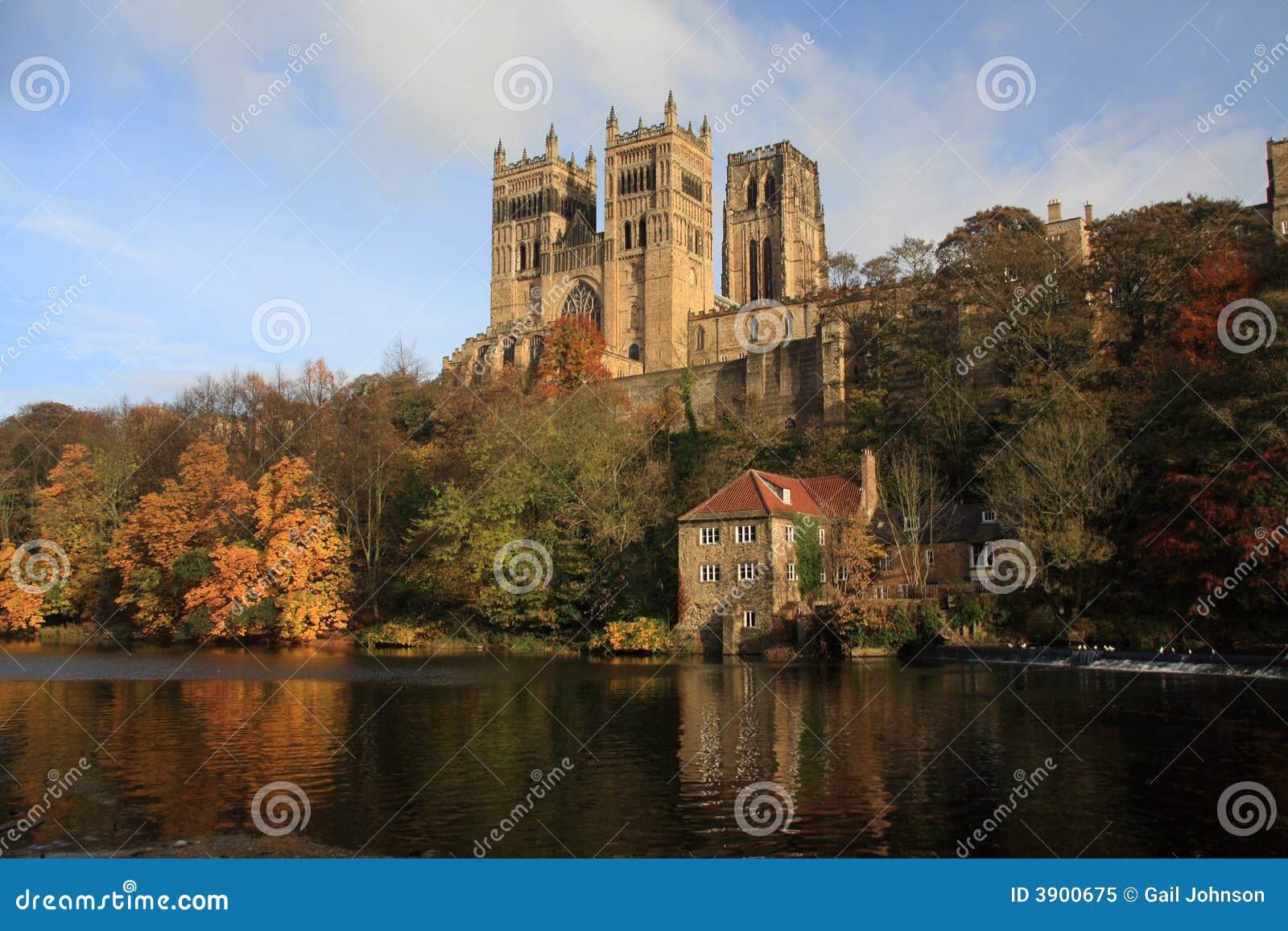 Reflections of Durham Cathedral Stock Image - Image of university, wear ...