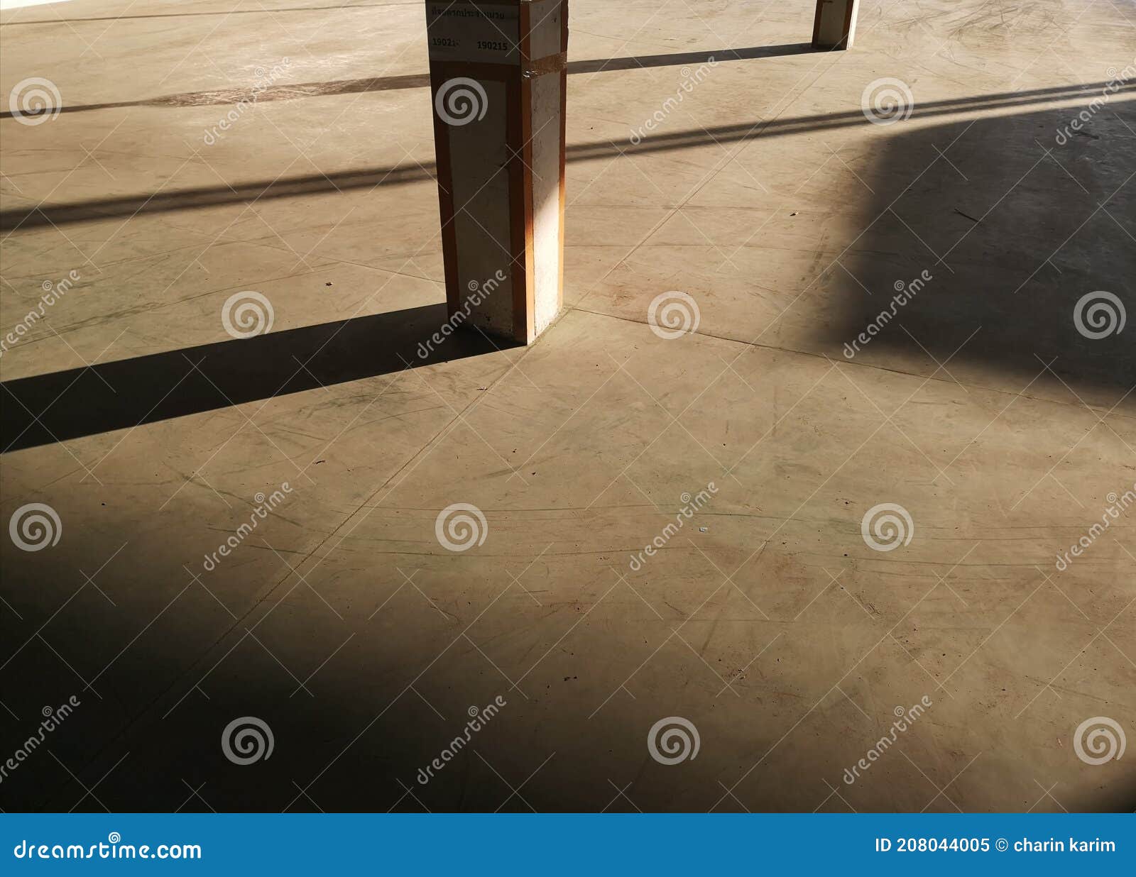 Reflections on the Floor from the Morning Sun Stock Image - Image of ...